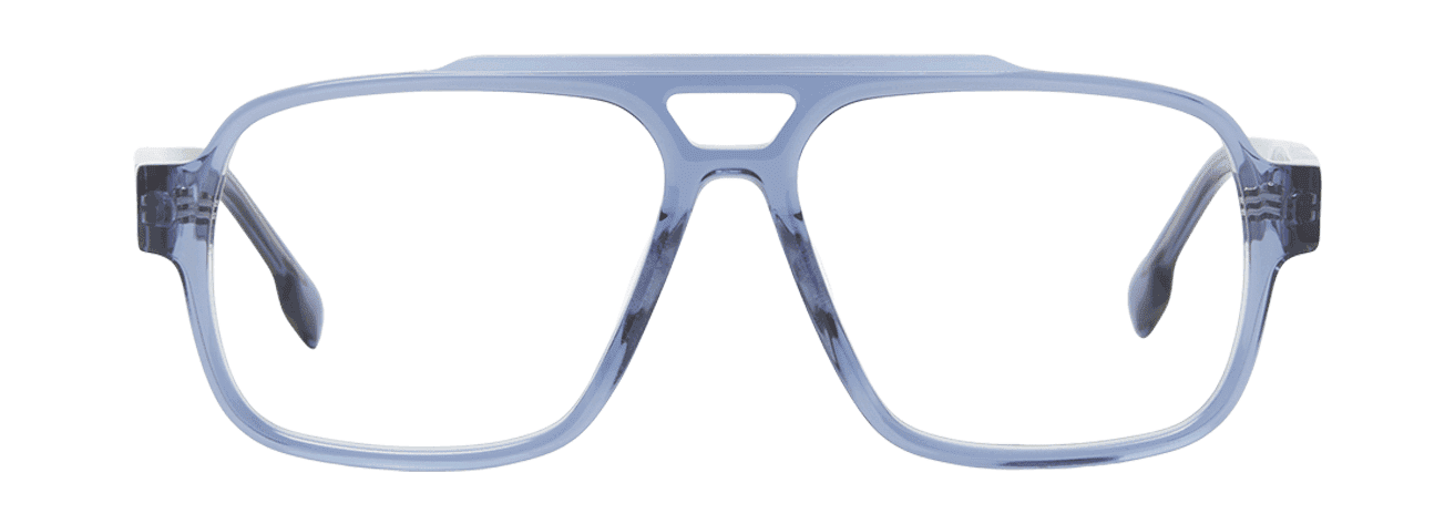 Lunettes GREGORY TRANSPARENT BLEU Homme & Femme – Lunettes Pour Tous